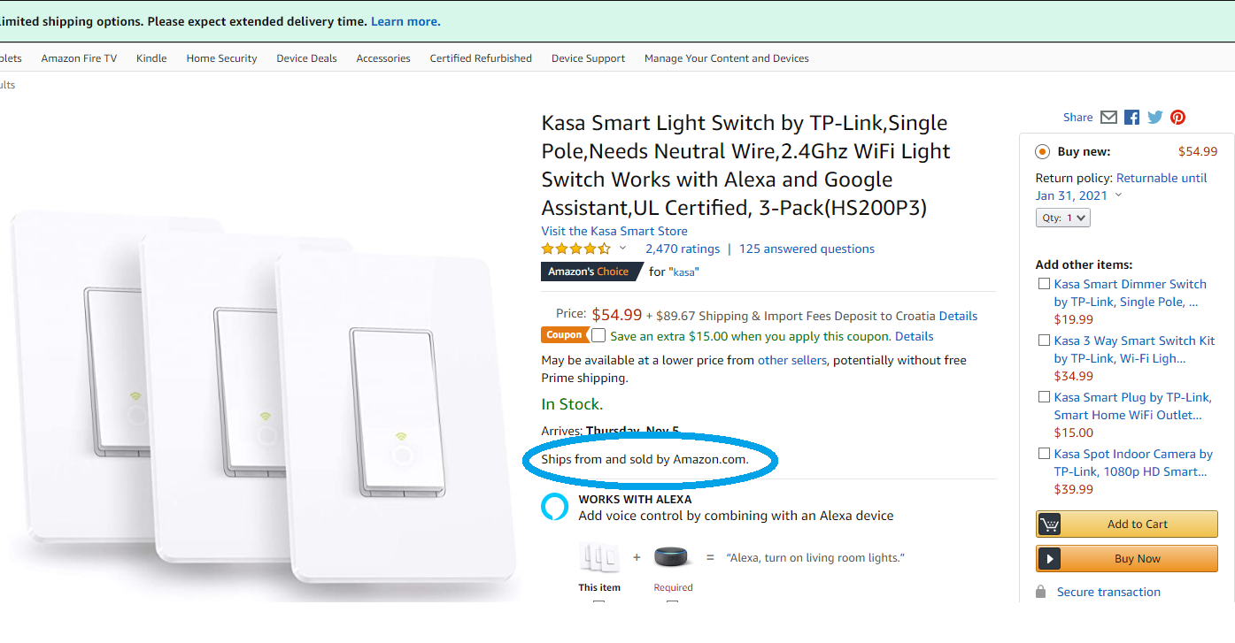 How to Find Items Sold by Amazon Directly | TECHWALTZ