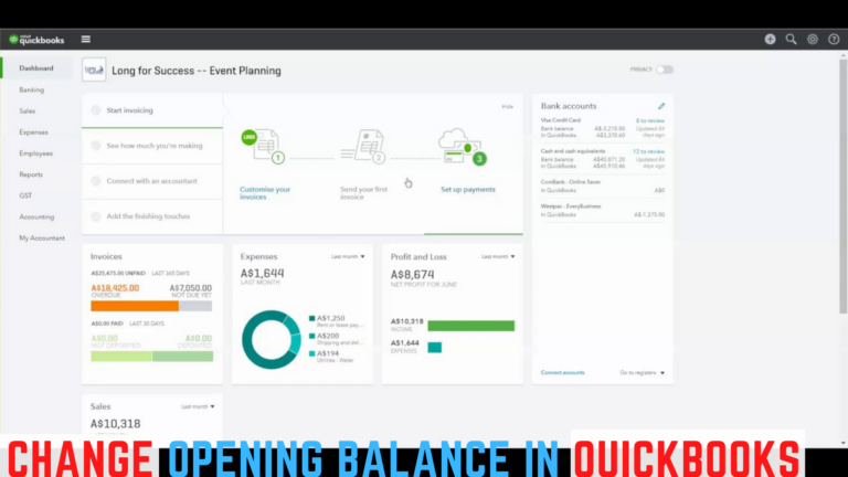 How to Change Beginning Balance in QuickBooks | TECHWALTZ